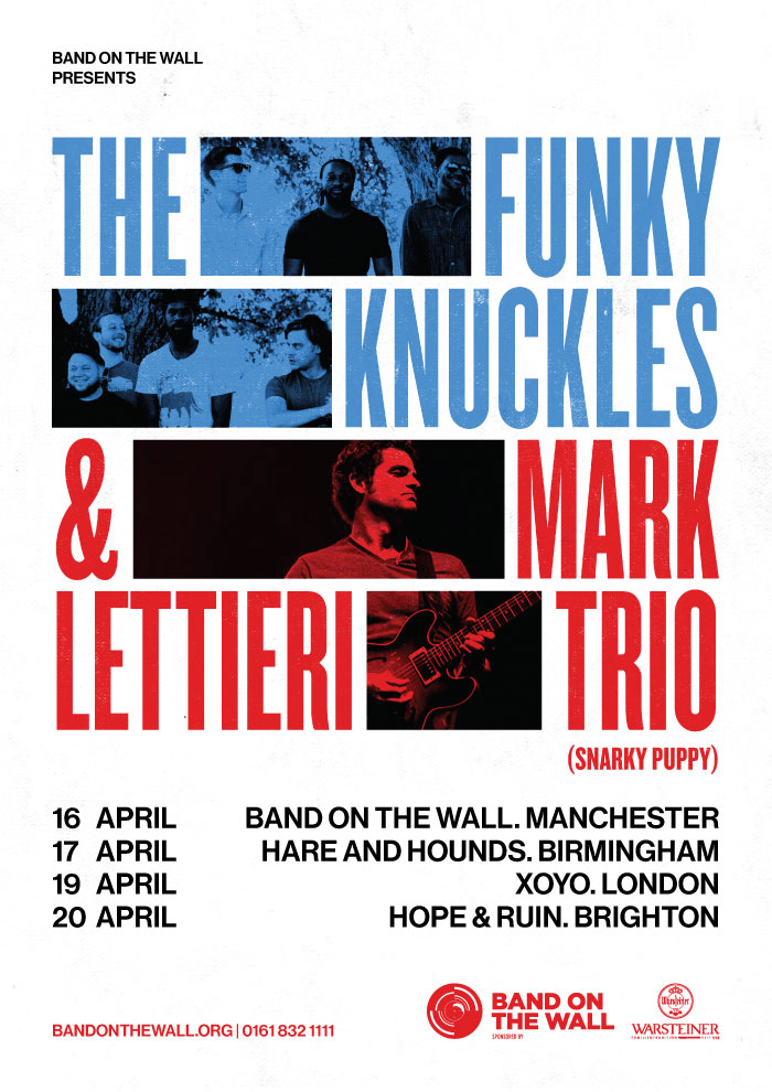 Just announced: The Funky Knuckles & Mark Lettieri Trio Tour April 2016 ...
