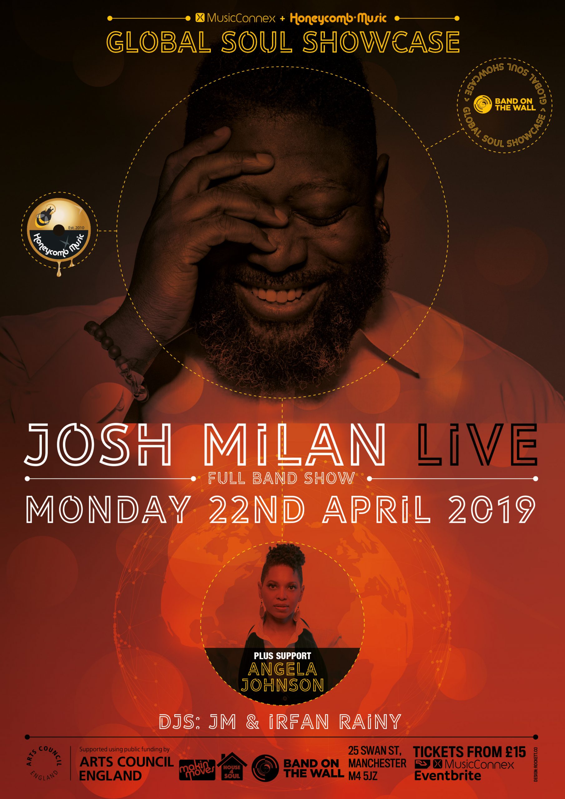 Josh Milan + Angela Johnson + DJs JM & Irfan Rainy - Band on the Wall