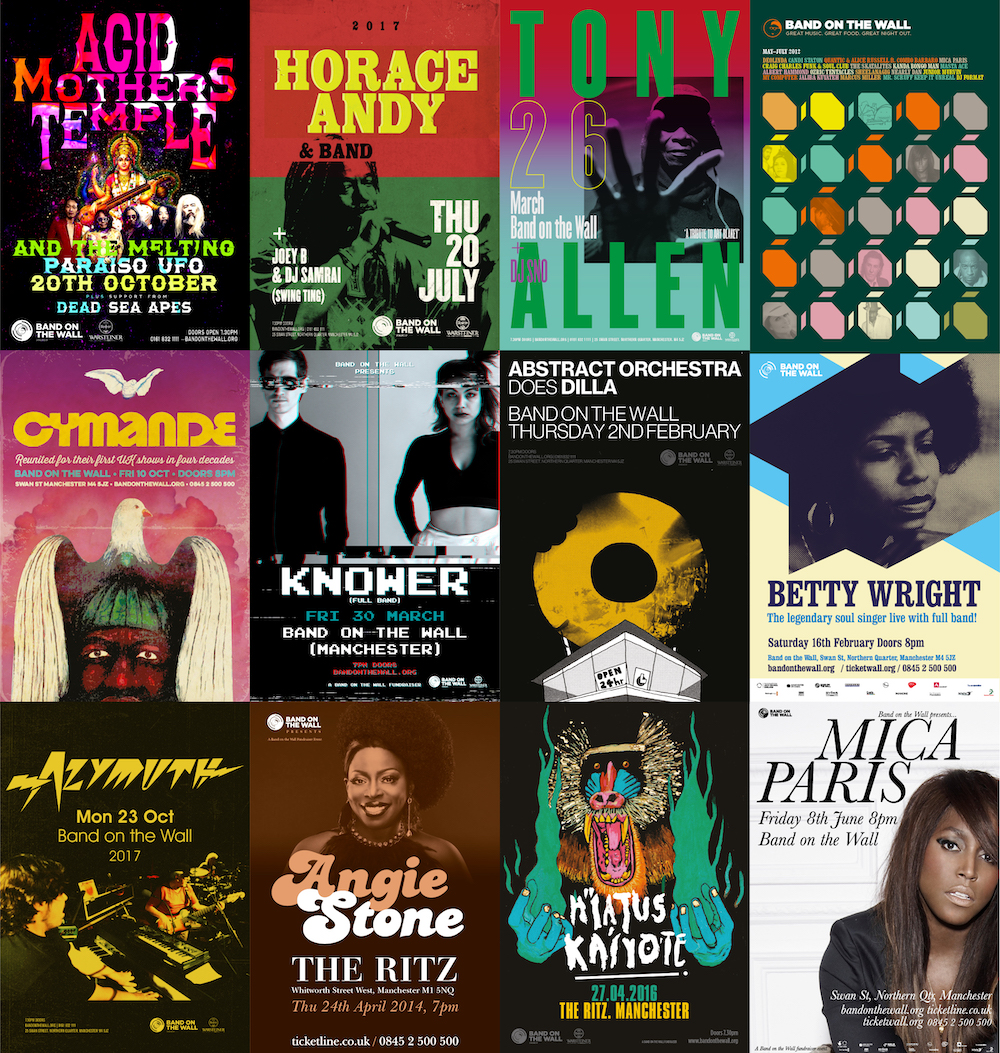 Vintage Gig Posters - Azymuth, Tony Allen, Betty Wright, Cymande and ...