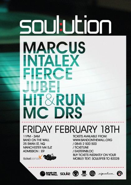Soul:ution feat. Marcus Intalex + Fierce + Jubei + Hit&Run - Band on ...
