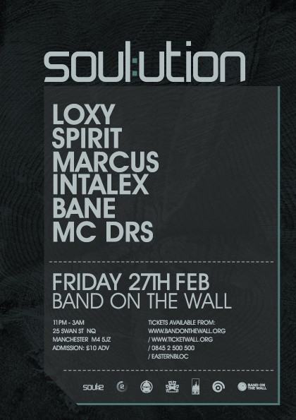 Soul:ution ft. Loxy, Spirit, Marcus Intalex, Bane and MC DRS - Band on ...